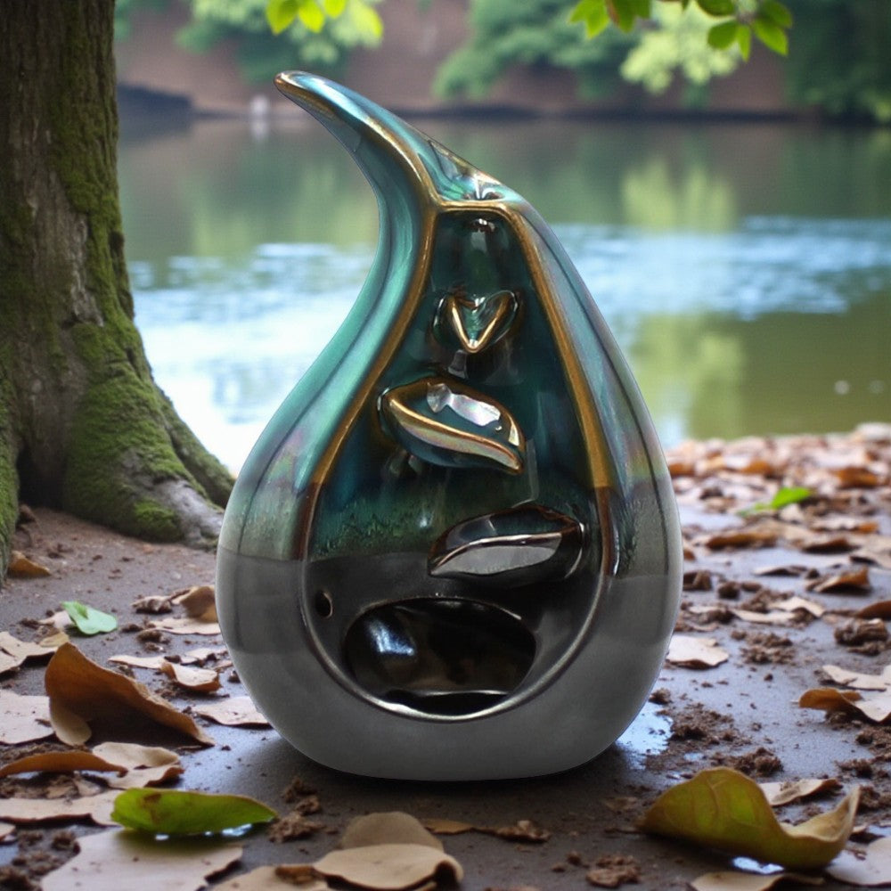 Backflow Burner - Short Leaf Tier Fountain | EarthsElements Wholesale
