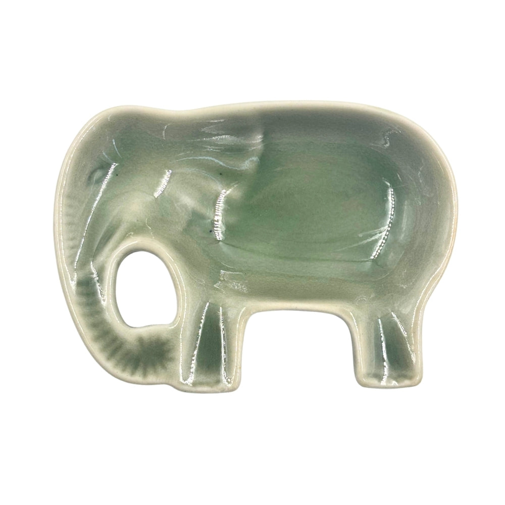 Ceramic Elephant Trinket Dish - Assorted | EarthsElements Wholesale