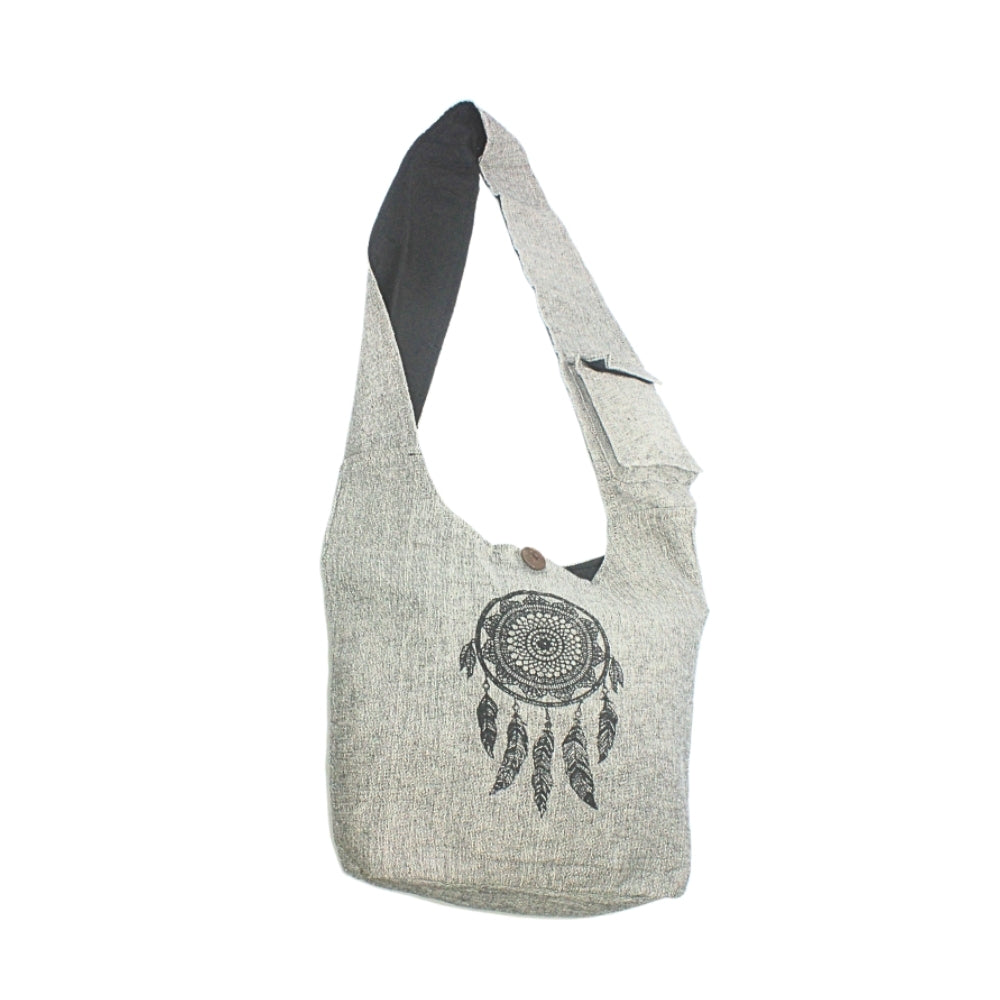 Cotton Shoulder Bag - Dreamcatcher, pack of 2 | EarthsElements Wholesale