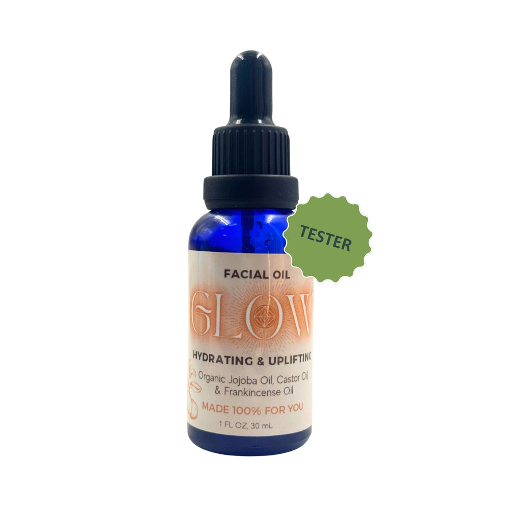 GLOW Facial Oil - Hydrating & Uplifting, Tester | EarthsElements Wholesale