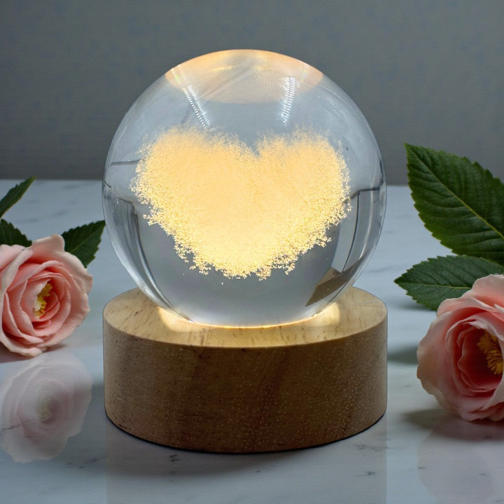 LED Orb - Heart | EarthsElements Wholesale