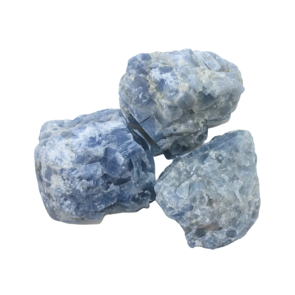 Raw Crystal - Blue Calcite - Large, 1lb | EarthsElements Wholesale